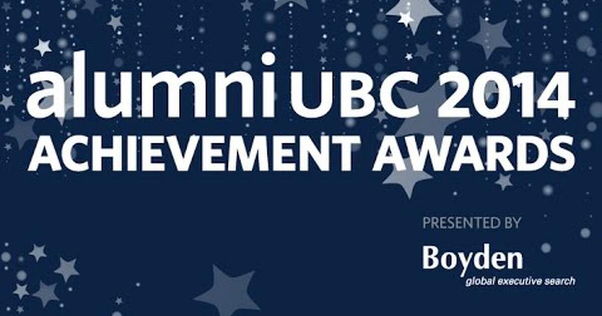 2014 alumni UBC Achievement Awards Recipients | UBC Magazine